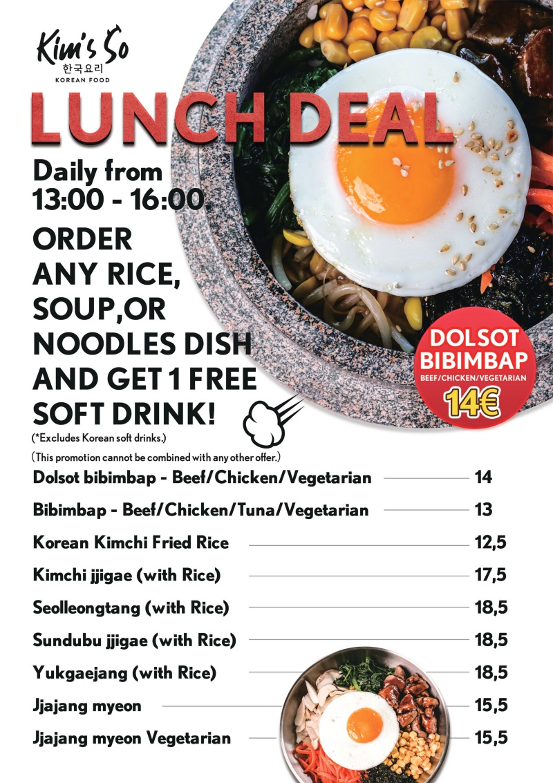 Kim’s So Korean Fusion : Traditional & Fusion Korean Food in Amsterdam
